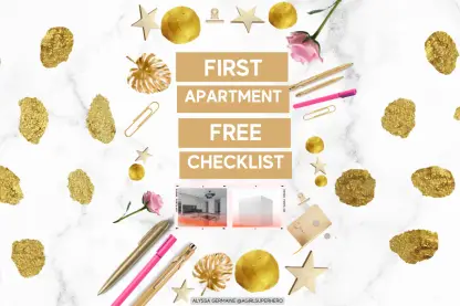 THE ULTIMATE FIRST APARTMENT CHECKLIST: WHAT TO BUY AND WHAT TO AVOID ...